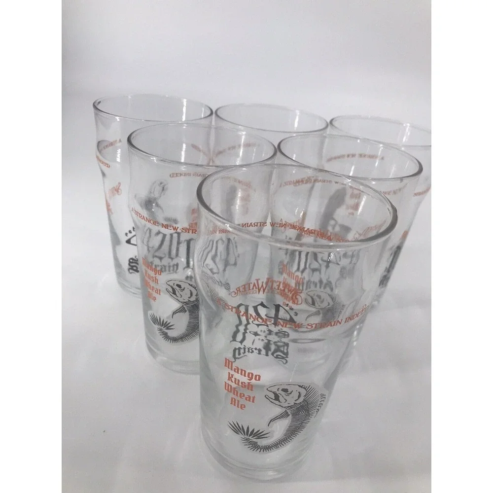 Dining | Sweet Water Brewing Company 42 Wheat Ale Pilsner Glasses Kush ...